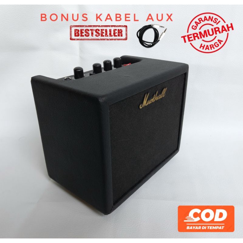 Jual Ampli gitar & bass 5 inc mini 2 input sudah distorsi free kabel ...