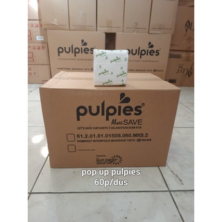 Jual tisu tissu tissue facial pop up multipurpose PULPIES 150s 2ply ts ...