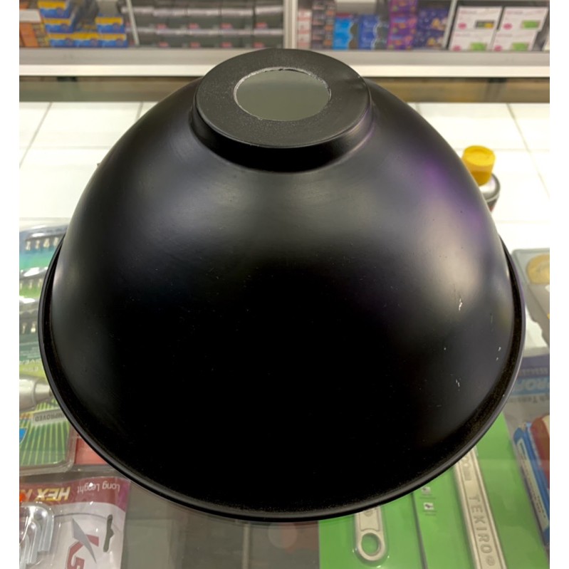 Jual Kap Lampu Jalan Setengah Lingkaran E27 Hitam | Shopee Indonesia