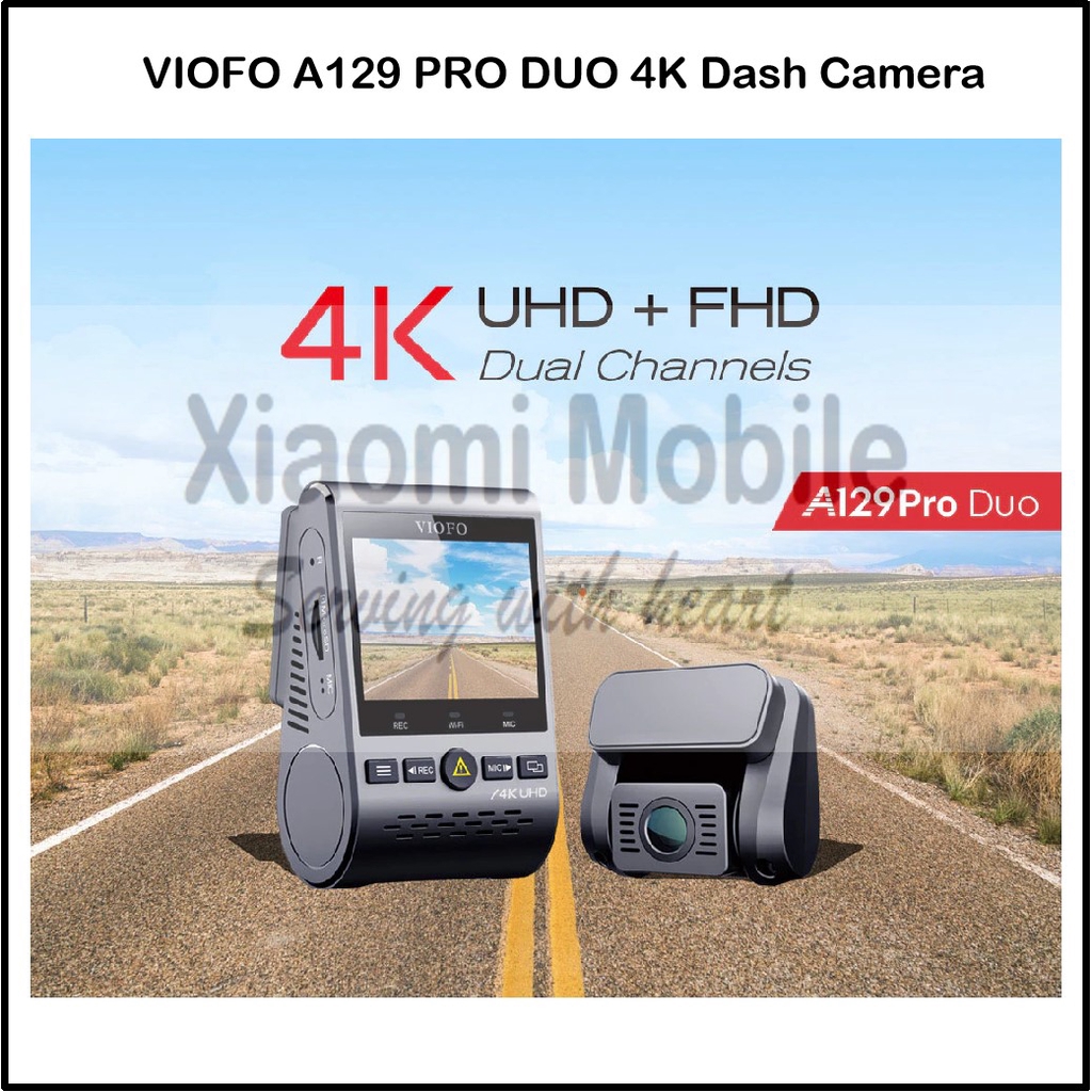 Jual VIOFO A129 PRO DUO 4K Front and Rear Dash Camera GPS Parking Mode ...