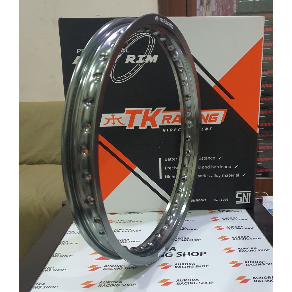 Jual Velg TK Bright 17 x 160 Hole 36 warna Titanium Indonesia|Shopee ...