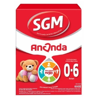 Jual Susu SGM Ananda 0-6 bulan 600 gram | Shopee Indonesia