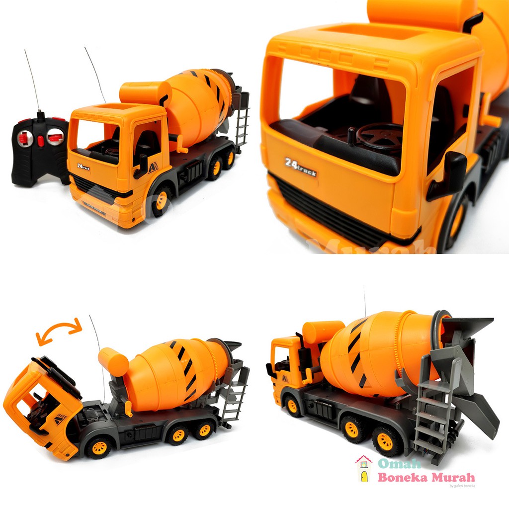 Jual Mainan Truk Molen Ukuran L - RC Alat Konstruksi | Shopee Indonesia