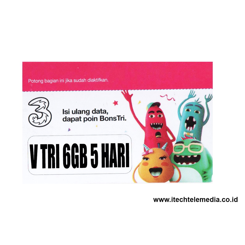 Jual V TRI 6GB 5 HARI | Shopee Indonesia