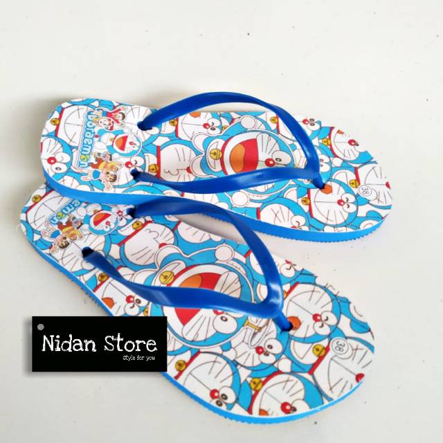 Jual Sandal Printer Doraemon - Sendal Karakter | Shopee Indonesia