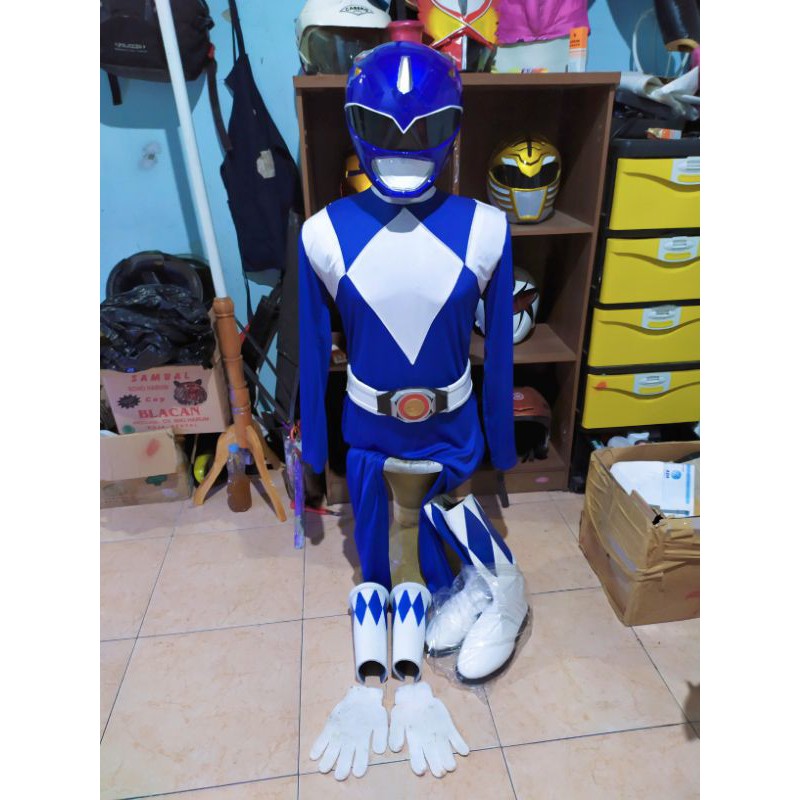 Jual Kostum Power Ranger Biru (MMPR Blue) | Shopee Indonesia