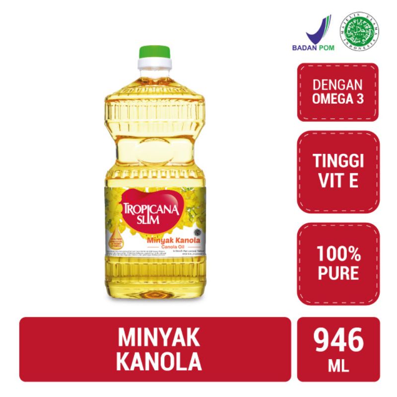Jual TROPICANA SLIM MINYAK KANOLA 946ml | Shopee Indonesia