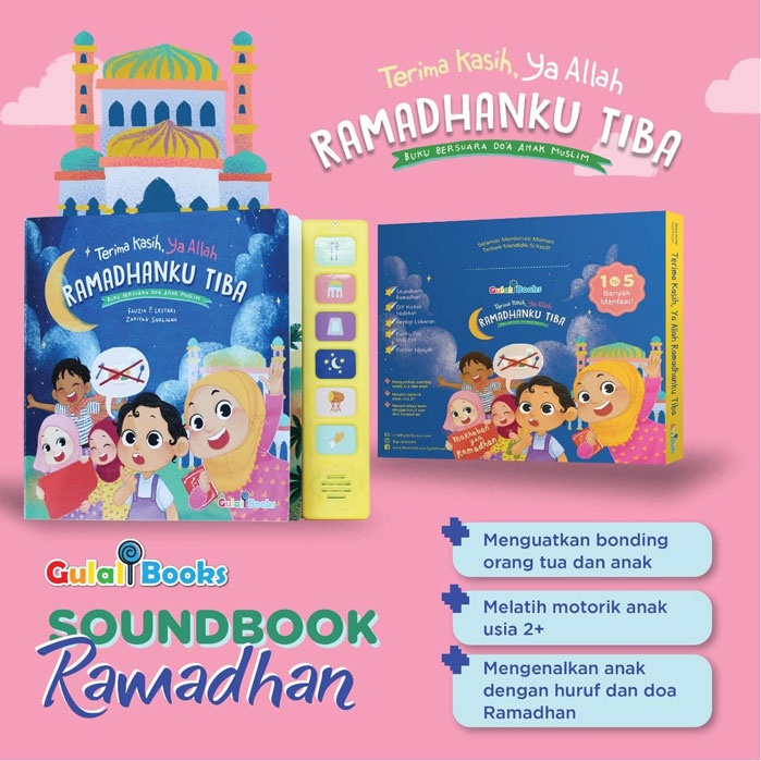 Jual Ramadhanku Tiba Sound Book Doa Ramadhan Anak Muslim - 6 tombol doa & dzikir (Terima Kasih ...