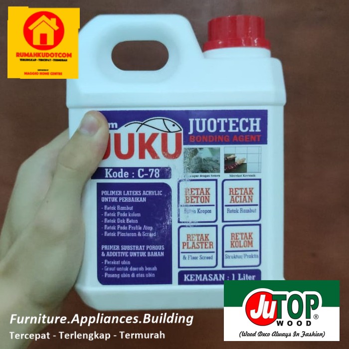 Jual Lem Juku - Bonding Agent - Polimer Latex Acrylic - C78 1L - JUTOP ...