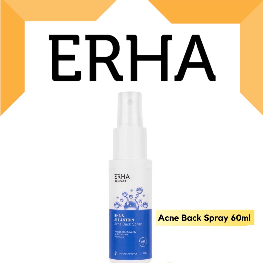 Jual Erha - Acneact Bha & Allantion Acne Back Spray 60Ml | Shopee Indonesia