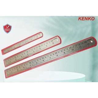 Jual Penggaris Besi Kenko 20 cm / 30 cm Stainless Tebal | Shopee Indonesia