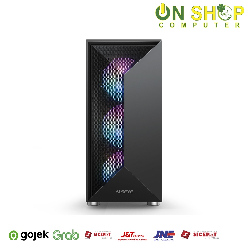 Jual PC Case Gaming ALseye E-Space Black ATX M-ATX | Shopee Indonesia
