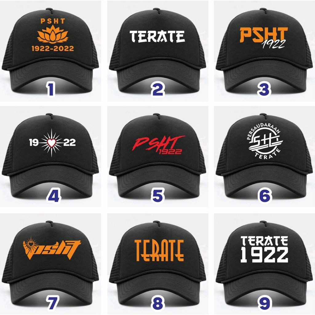 Jual Psht Topi Lambang Logo Setia Hati Terate Topi Costum Bisa Desain ...