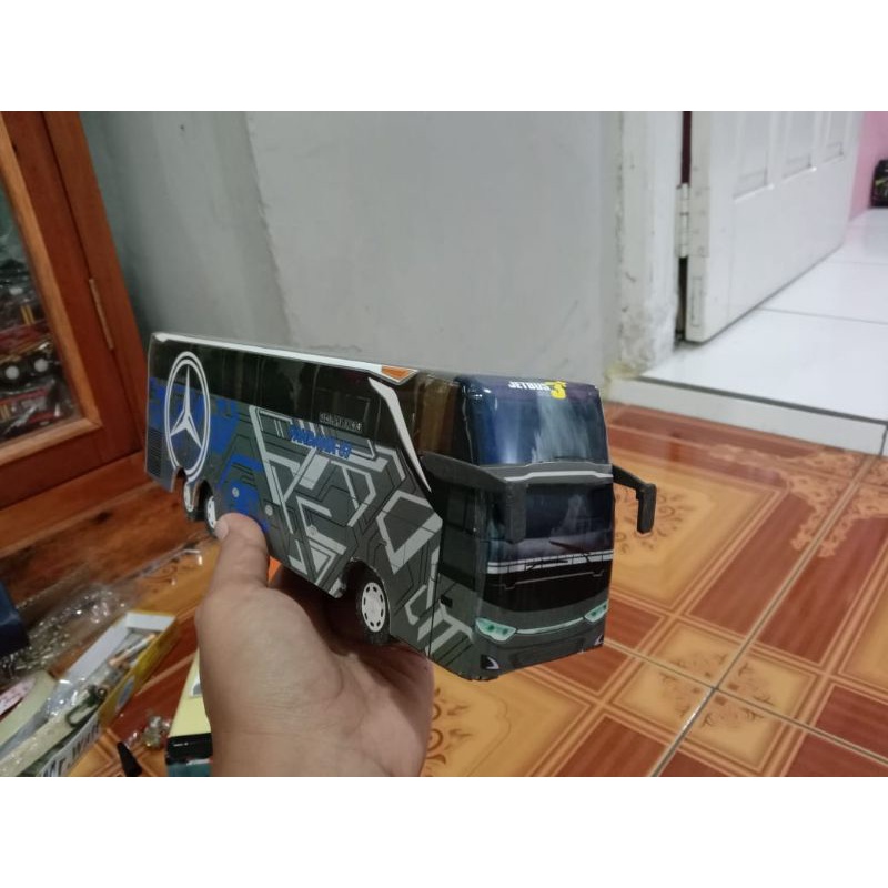 Jual miniatur bus ukuran 28 cm Indonesia|Shopee Indonesia