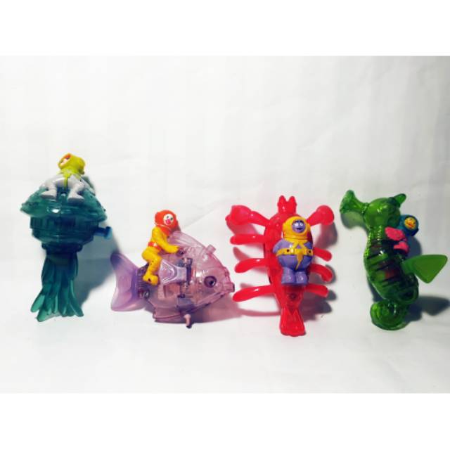 Jual Happy Meal Maskot Mcd 2002 Air Ocean Laut Mcdonald Langka Set ...