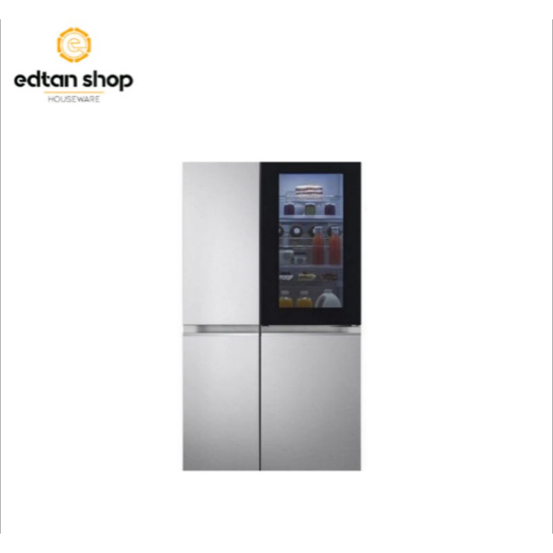 Jual Kulkas Side By Side LG GC-Q257CSFS kapasitas 655Liter InstaView Kulkas Lemari LG new 2022 ...