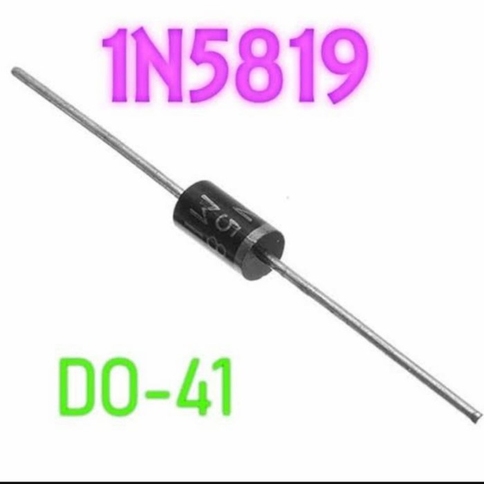 Jual Dioda 1n5819 1a 40v Schottky Barrier Diode Rectifier In5819 1 A 40 V Indonesia|Shopee Indonesia