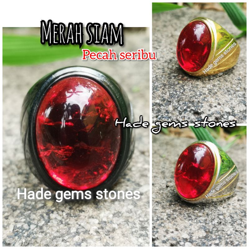 Jual BATU MERAH DELIMA SIAM PECAH SERIBU SUPER MERAH 15x20 | Shopee ...