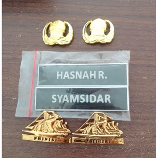 Jual Paket Atribut ASN (Pin Korpri, Pin Phinisi dan Papan Nama Dada ...