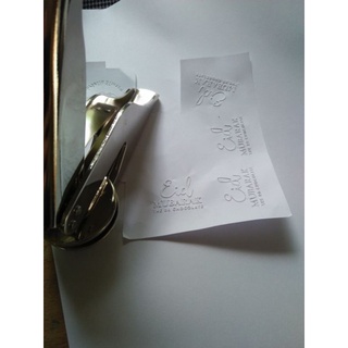 Jual Stempel Emboss / Stempel Timbul (Pocket) + (design) komplit siap ...