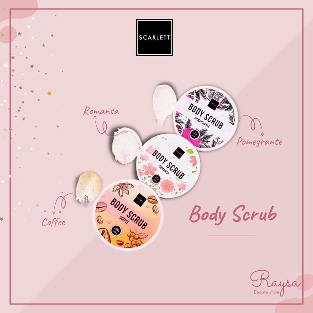 Jual SCARLETT BRIGHTENING BODY SCRUB // SCARLETT SCRUB MURAH | Shopee ...