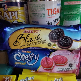 Jual Biskitop Cookies Cherry / Black | Shopee Indonesia