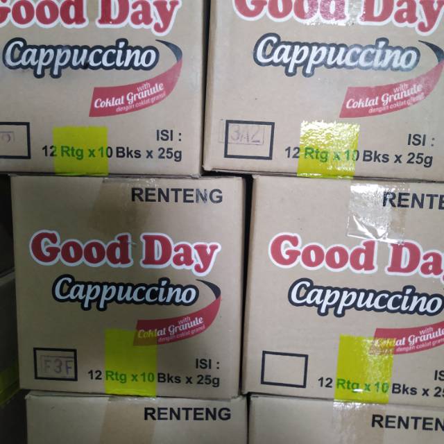 Kopi Good Day Cappucino / dus (120 pcs) | Shopee Indonesia