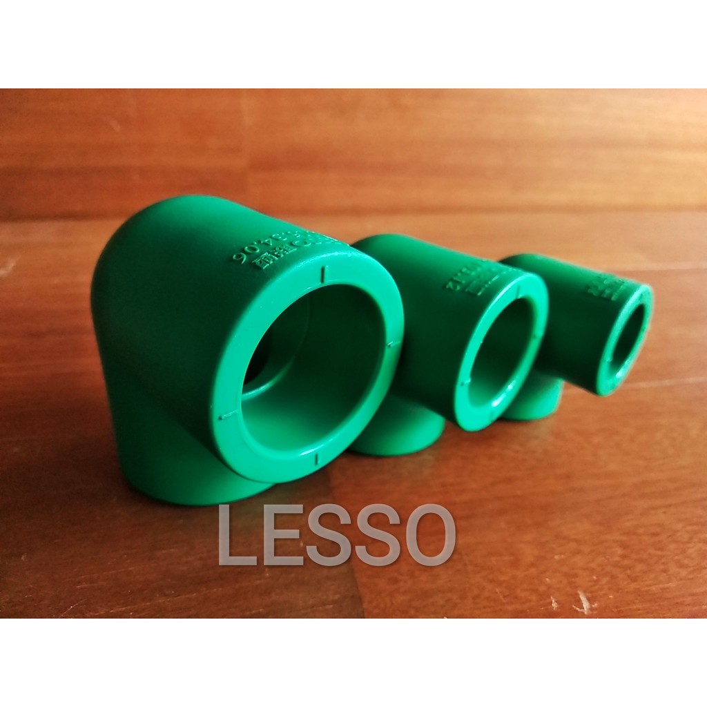 Jual Elbow PPR Lesso 90* 25mm 3/4" inch Fitting Knee Keni Sambungan ...
