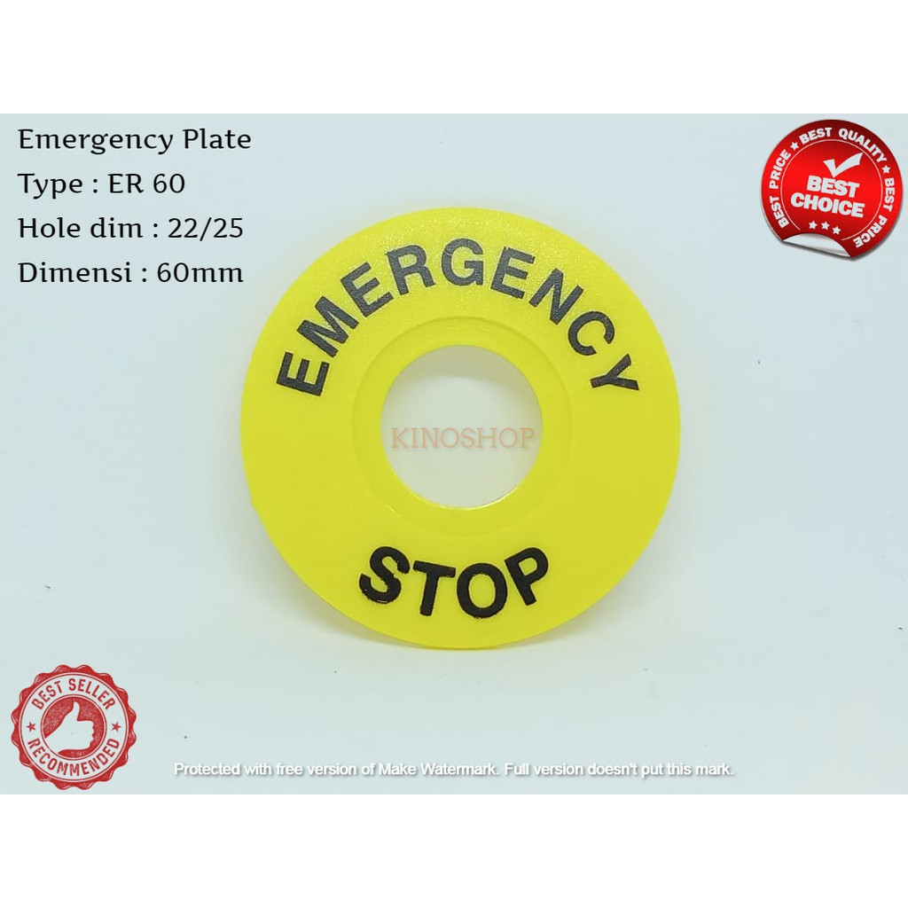 Jual Name Plate Emergency - Emergency plate | Shopee Indonesia
