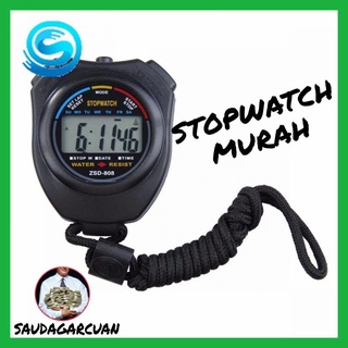 Jual Stopwatch Profesional LCD dengan Strap - ZSD-808 [Hitam] | Shopee ...