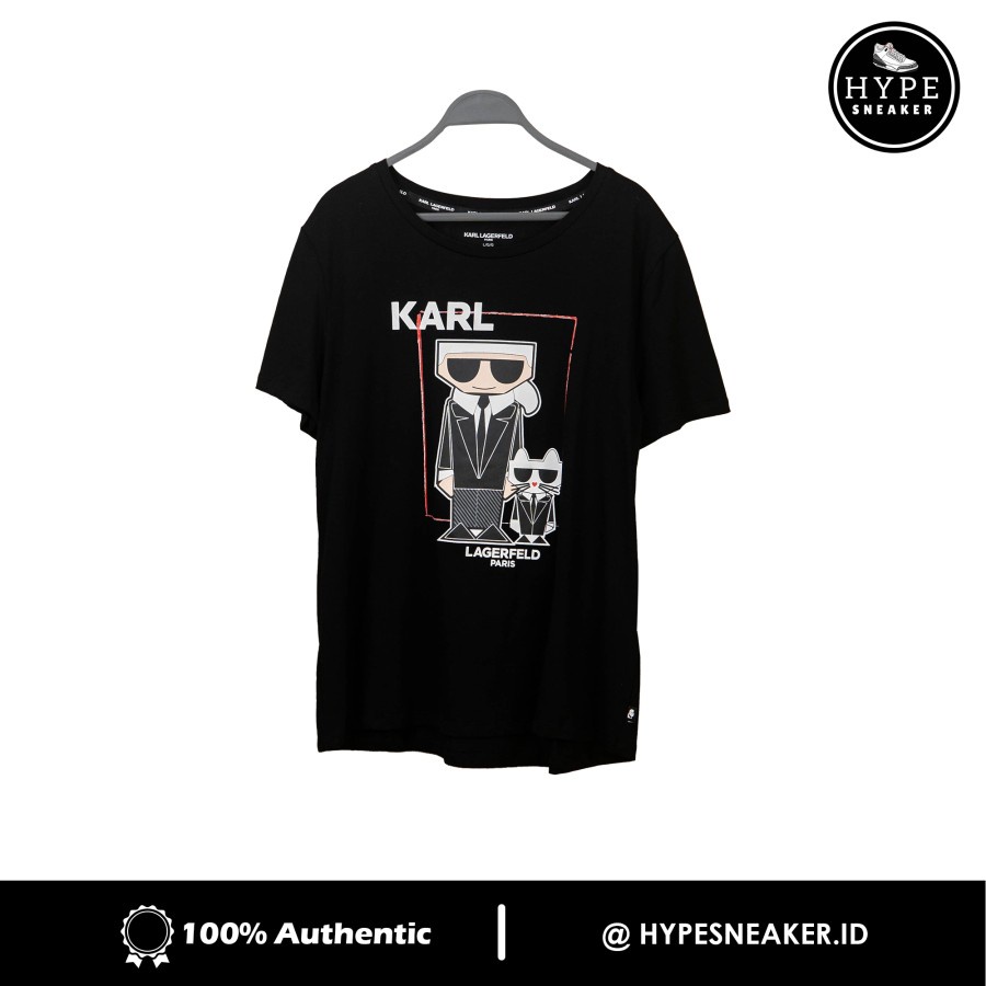 Jual Kaos KARL IKONIK BOX DUO FRAME BLACK 100% ORIGINAL - M | Shopee Indonesia