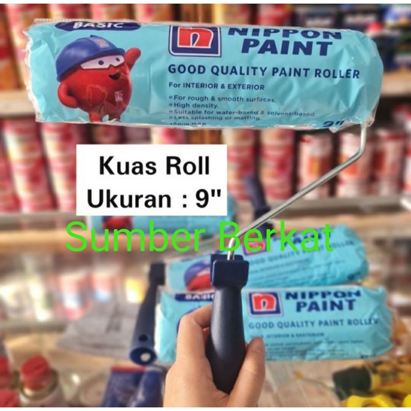 Jual Kuas Roll 9" / Kuas Roll Besar / Kuas Roll 9 inch NIPPON PAINT ...