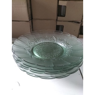 Jual piring kaca/piring beling/ukuran 23cm/piring kaca 6pcs | Shopee ...