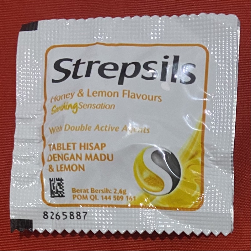 Jual STREPSILS 2,6gr - Permen Pelega Tenggorokan Sachet [ECER/BIJIAN ...