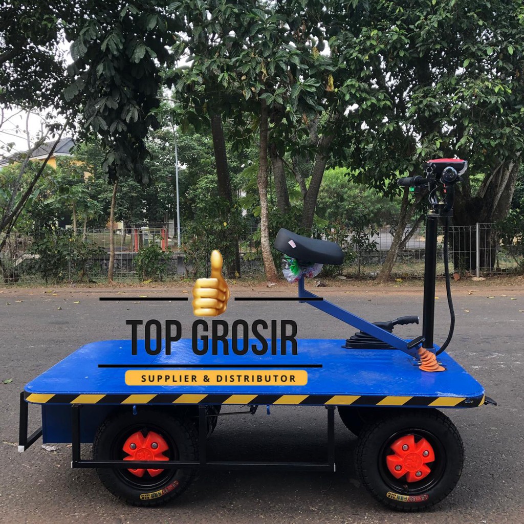 Jual Roda Alat Angkut Barang Trolley Elektrik Troli Electric ...