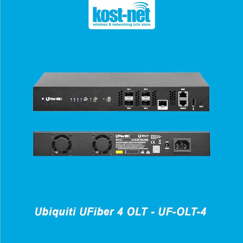 Jual Ubiquiti UFiber 4 OLT - UF-OLT-4 / UBNT Ufiber 4 OLT 4 Slot ...