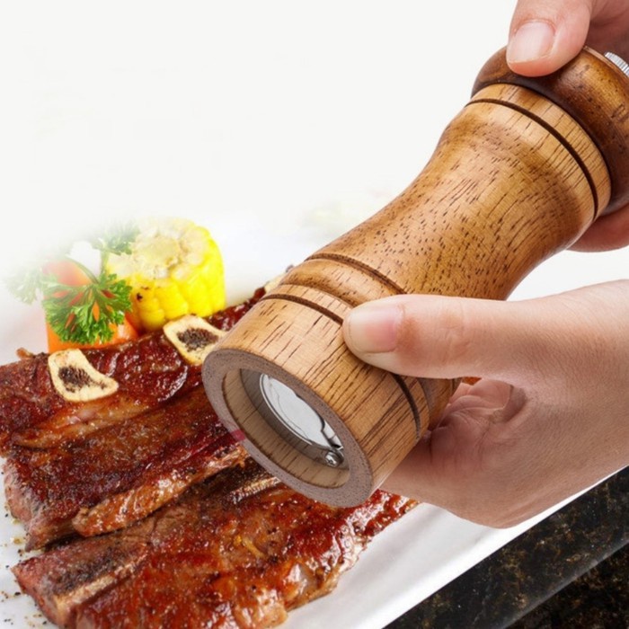 Jual Botol Kayu untuk Penyimpanan dan Penggiling Bumbu / Merica ...