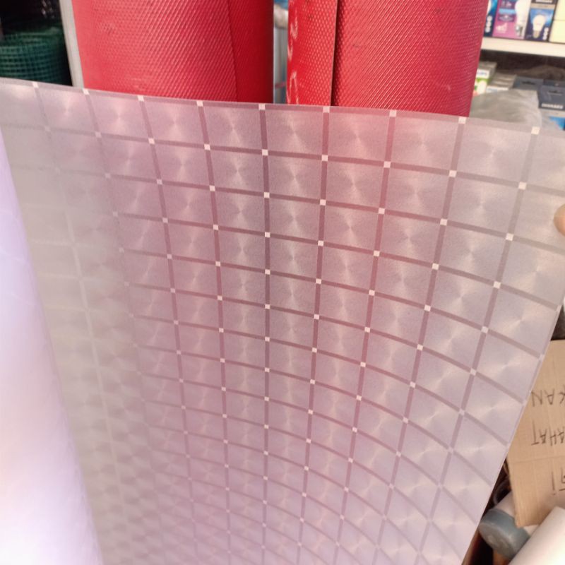 Jual plat pvc motif diamond tebal 0,8mm lebar 100cm | Shopee Indonesia