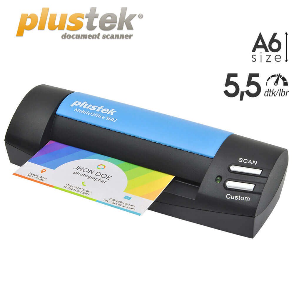 Jual Scanner Plustek Smart Office Scanner S602 - Scaner Kartu Nama ...