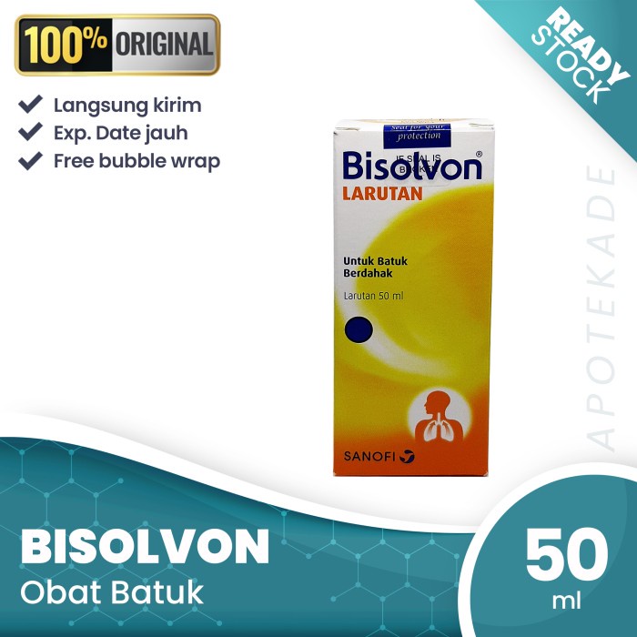 Jual bisolvon solution 50 ml / nebu | Shopee Indonesia