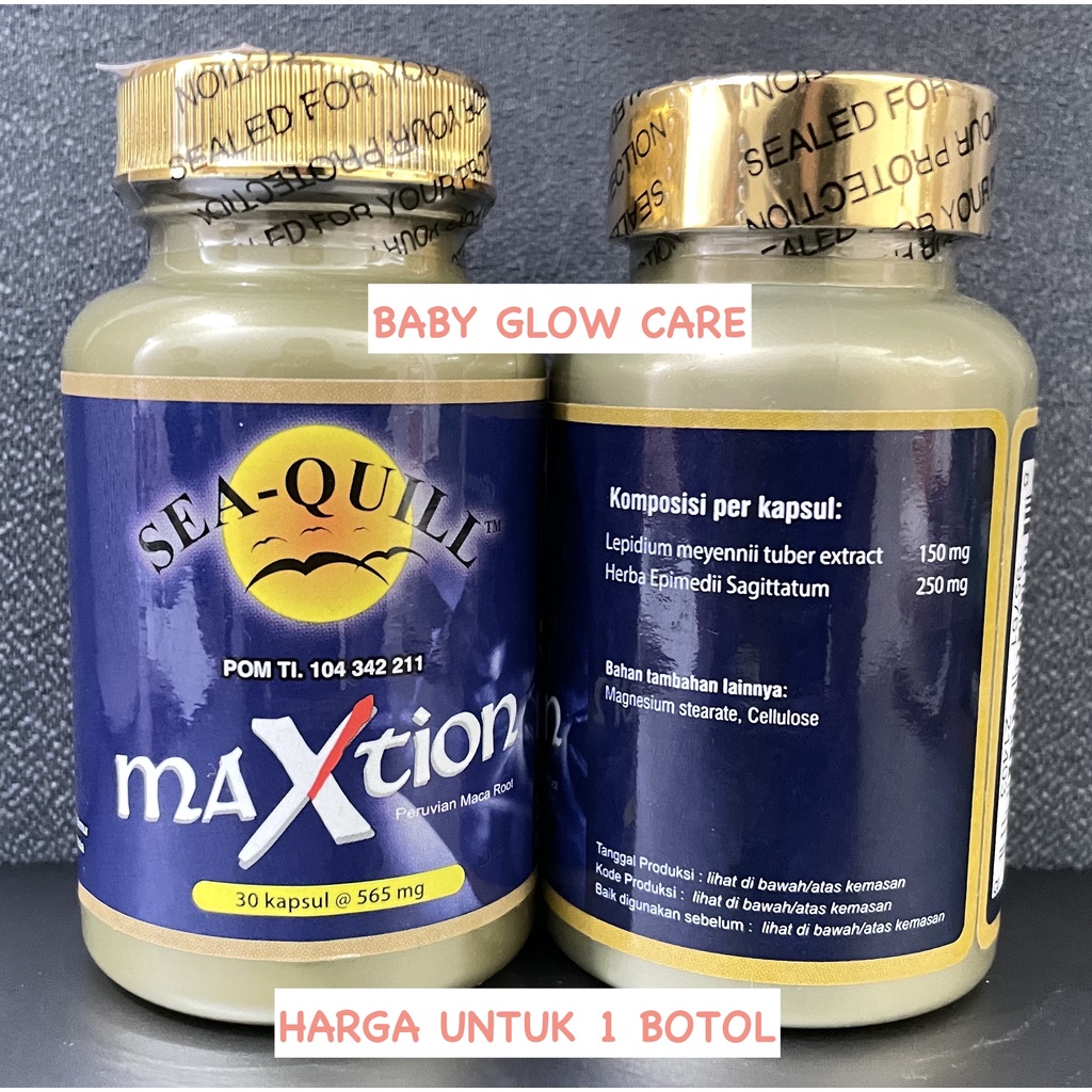 Jual SEAQUILL MAXTION ISI 30 KAPSUL SEA-QUILL SEA QUILL Indonesia ...