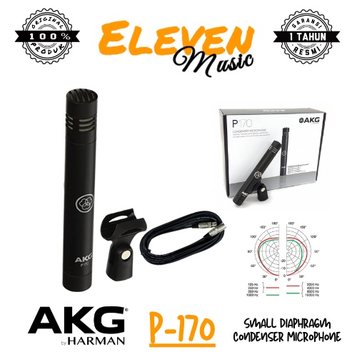 Jual AKG P170 Small Diaphragm Condenser Microphone Original | Shopee Indonesia
