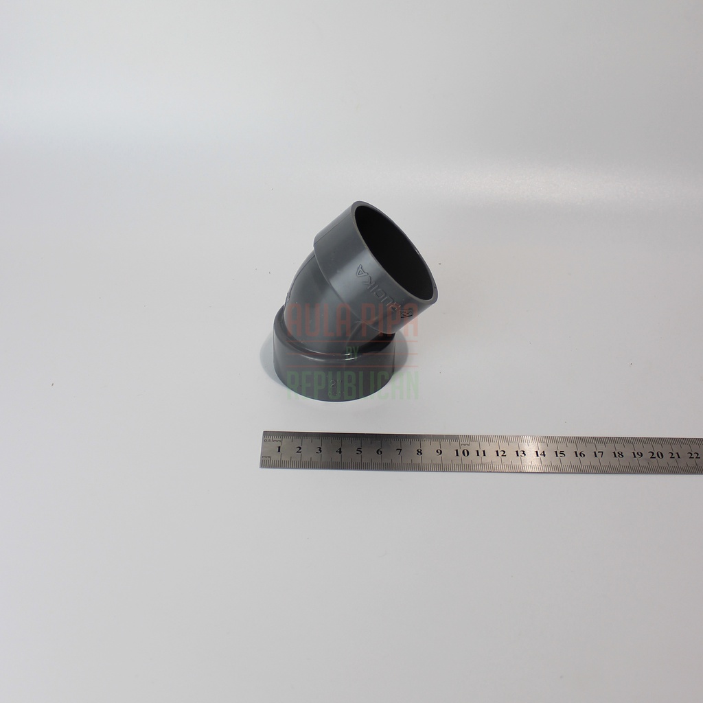 Jual KNEE D 2" 45 DERAJAT FITTING PIPA PVC MERK RUCIKA | ELBOW / L / KNIE / KENI | Shopee Indonesia