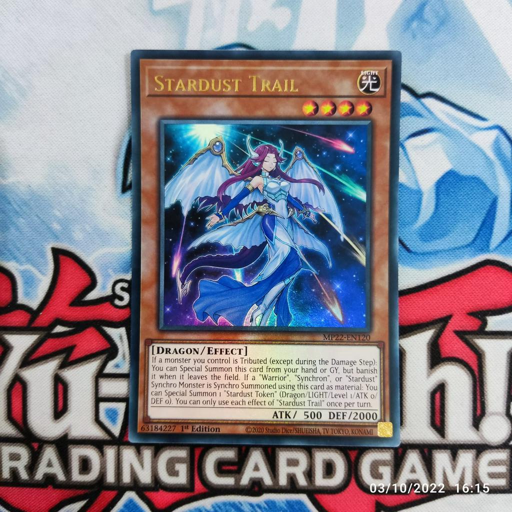 Jual yugioh stardust trail MP22 ultra rare original | Shopee Indonesia