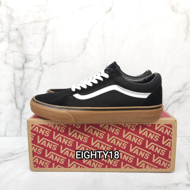 Jual Vans Oldskool Black Medium Gum Original Resmi Pt Navya
