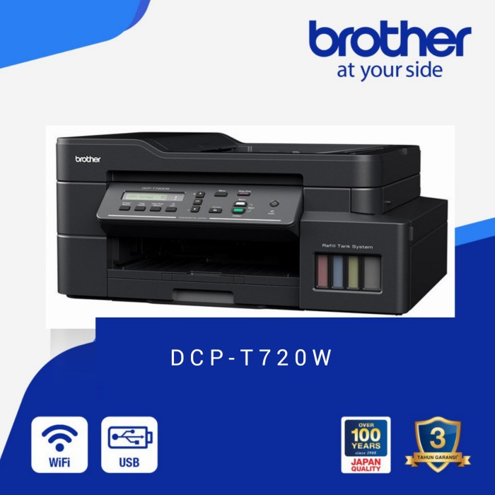 Jual PRINTER BROTHER DCP-T720W PRINT SCAN COPY DUPLEX T720W WIRELESS Indonesia|Shopee Indonesia
