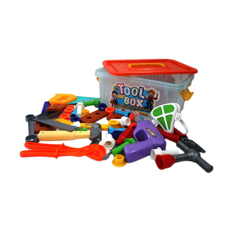 Jual MAINAN ANAK PERKAKAS TOOL BOX / ALAT TUKANG PERTUKANGAN CONTAINER ...