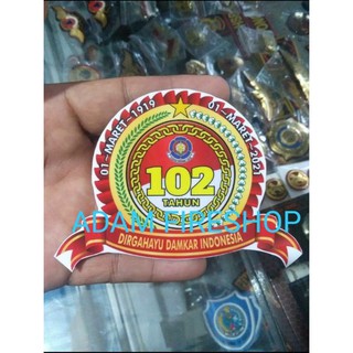 Jual STIKER DIRGAHAYU DAMKAR INDONESIA 102THN | Shopee Indonesia