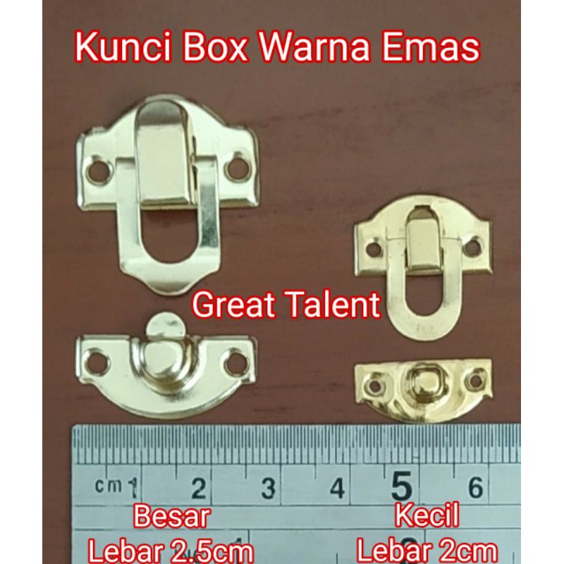 Jual KUNCI BOX WARNA EMAS - Kunci Bok Kotak Kayu Gold Mas - Utk Tempat ...