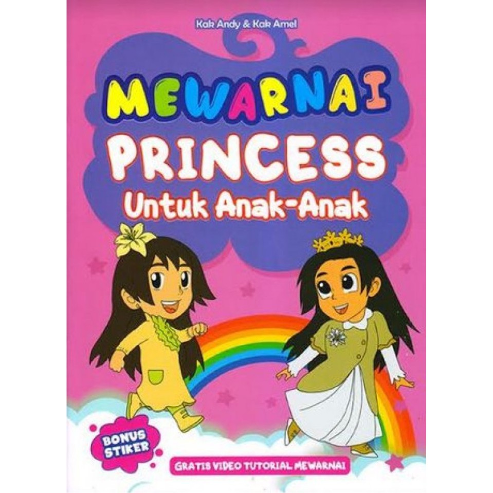 Jual Buku Mewarnai Princess Untuk Anak-Anak / Buku Mewarnai / BK033 | Shopee Indonesia